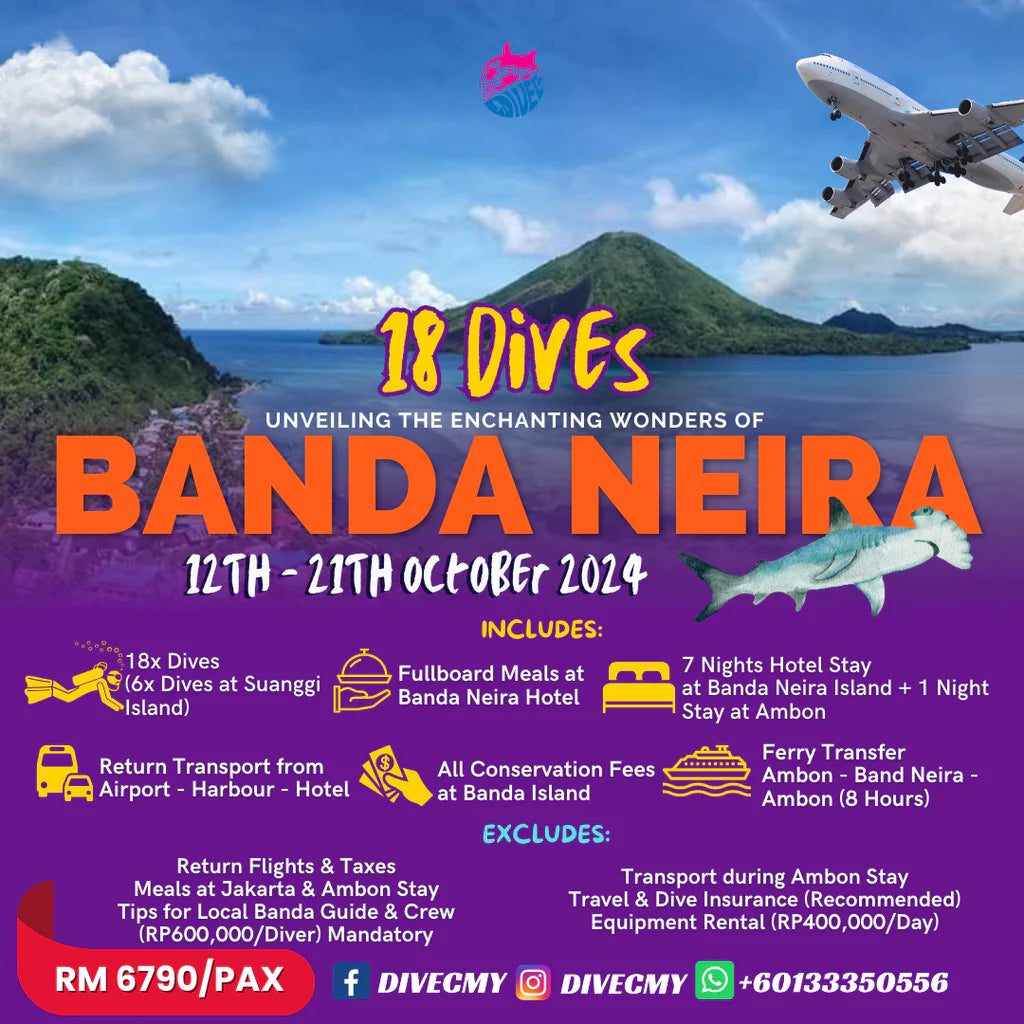 BANDA NEIRA, INDONESIA – Dive C Sdn. Bhd.