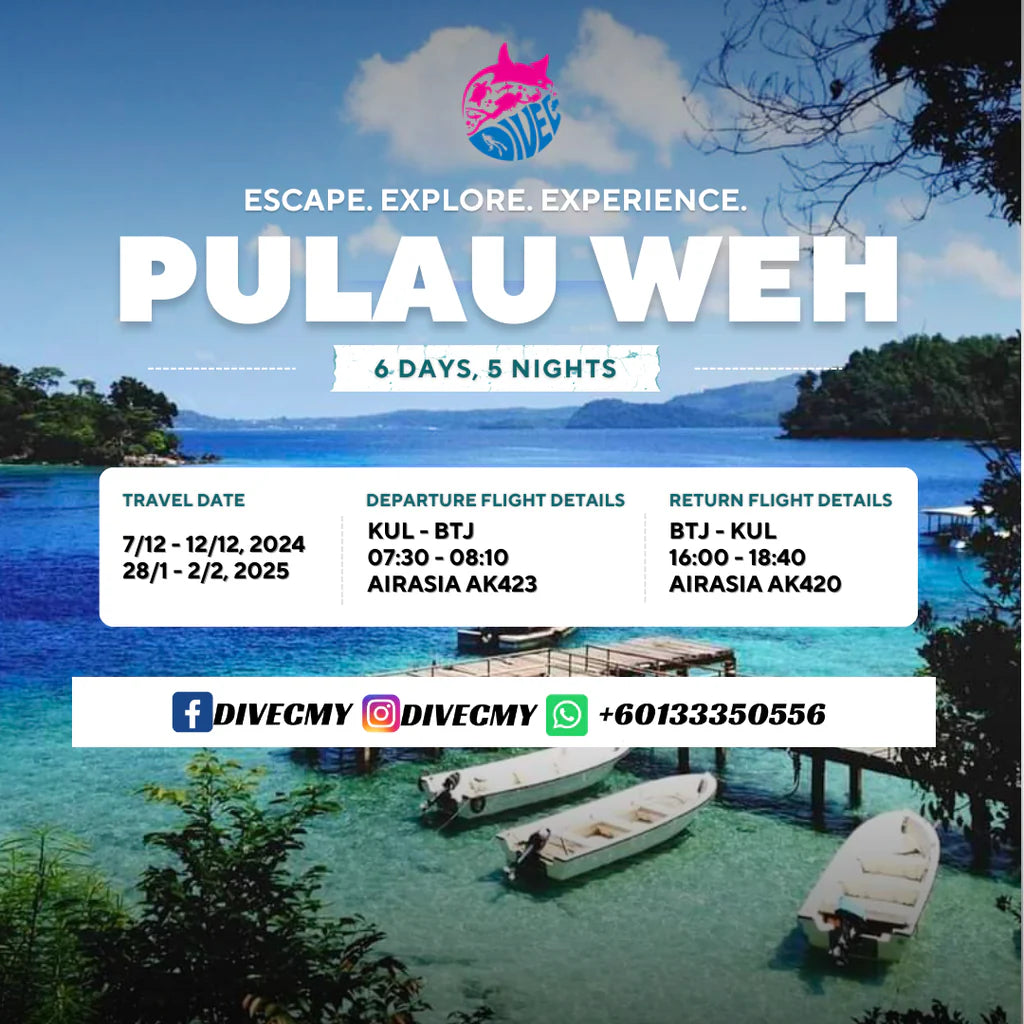 PULAU WEH, INDONESIA (6 Days / 5 Nights) – Dive C Sdn. Bhd.